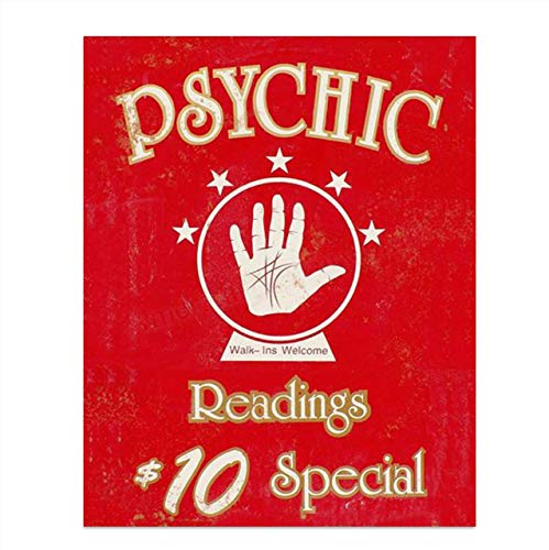 Amazon.com: "Psychic Readings- $10 Special"- Novelty Sign- 8 x 10 ...
