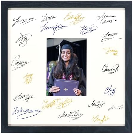 Amazon.com: Hodeframe 12x12 Signature Picture Frame with White Mat ...