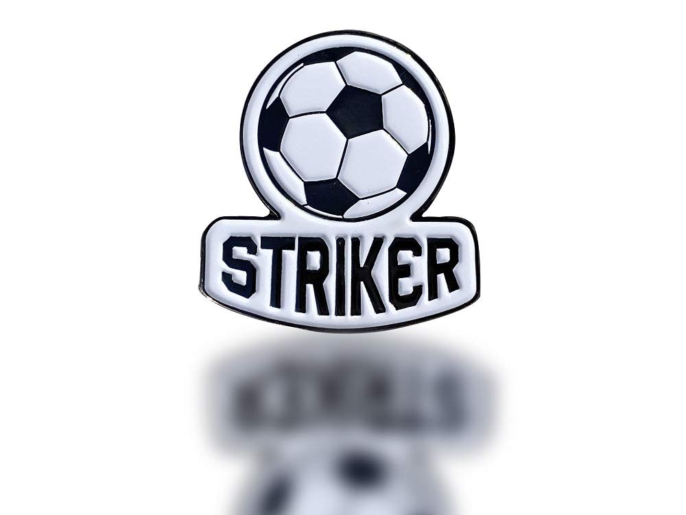 SOCCER BALL PIN - Futball Fans Recognition Reward Enamel Lapel PIN, 3cm ...