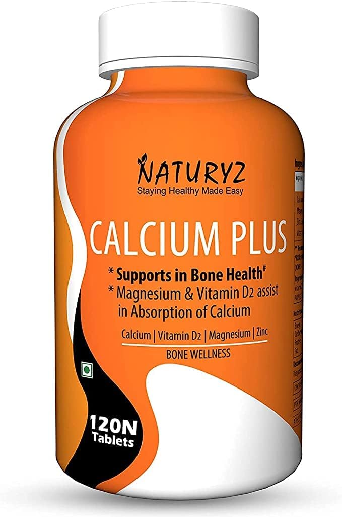 Amazon.com: MIYUU Naturyz Calcium Plus with Calcium Citrate, Vitamin D2 ...