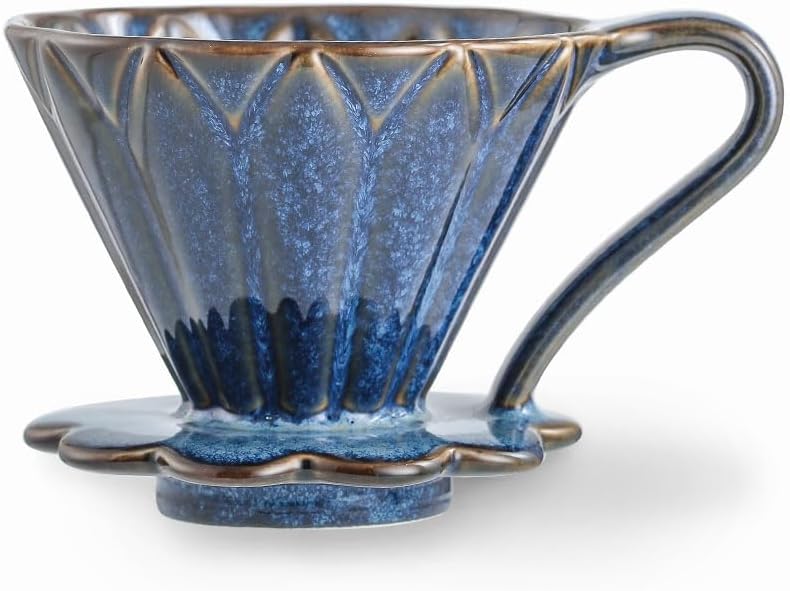 Amazon.com: Aroplor 01 Ceramic Pour Over Coffee Dripper Cone 60 Angle ...