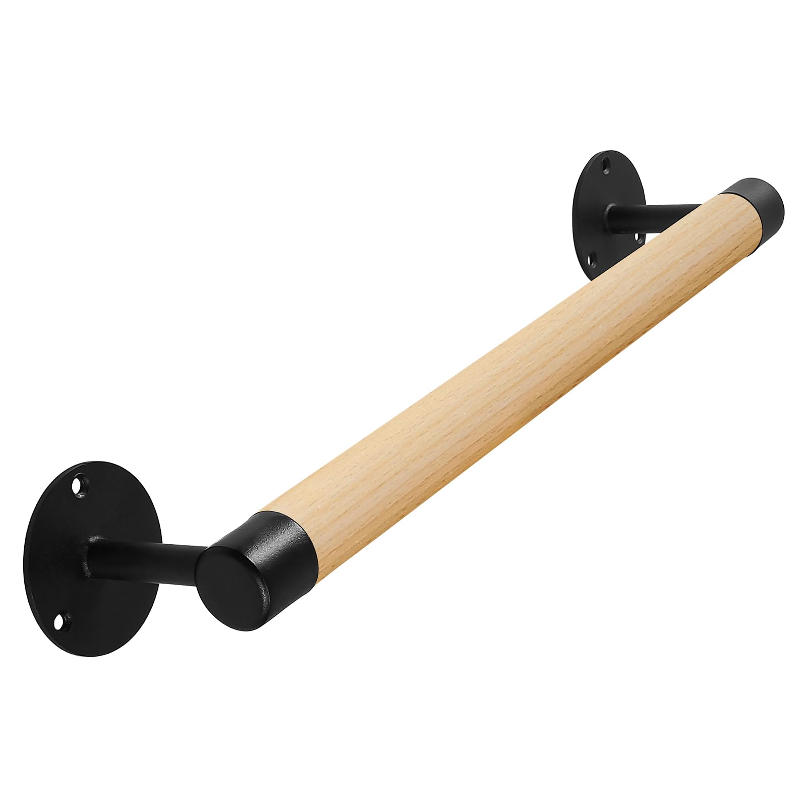 Snapklik.com : Purife 18 Inch Real Wood Stair Railing Indoor - Wall ...