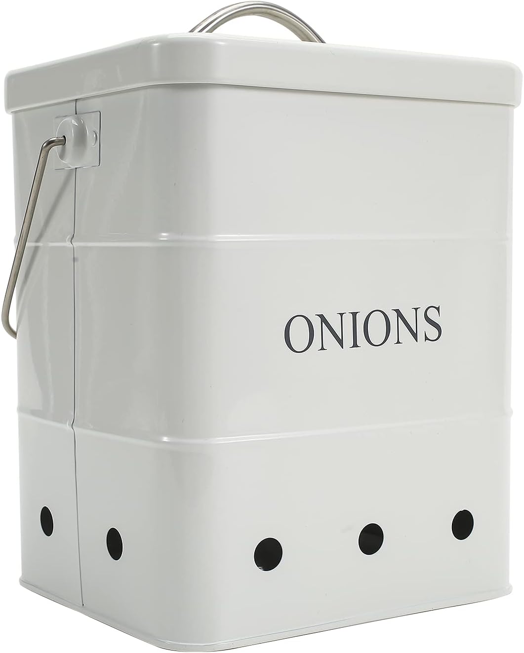 Amazon.com: Xbopetda Onion Storage Bin, Metal Storage Tin for Onion ...