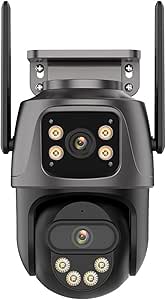 Cameras for Home Security 9MP 4K HD IP Camera Outdoor 8X Zoom Three ...