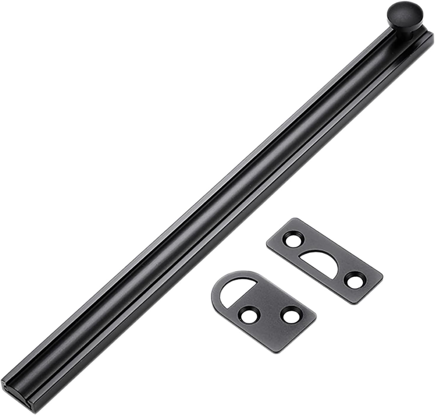 Amazon.com: Sliding bolt door lock (stainless steel), Brushed Finish ...