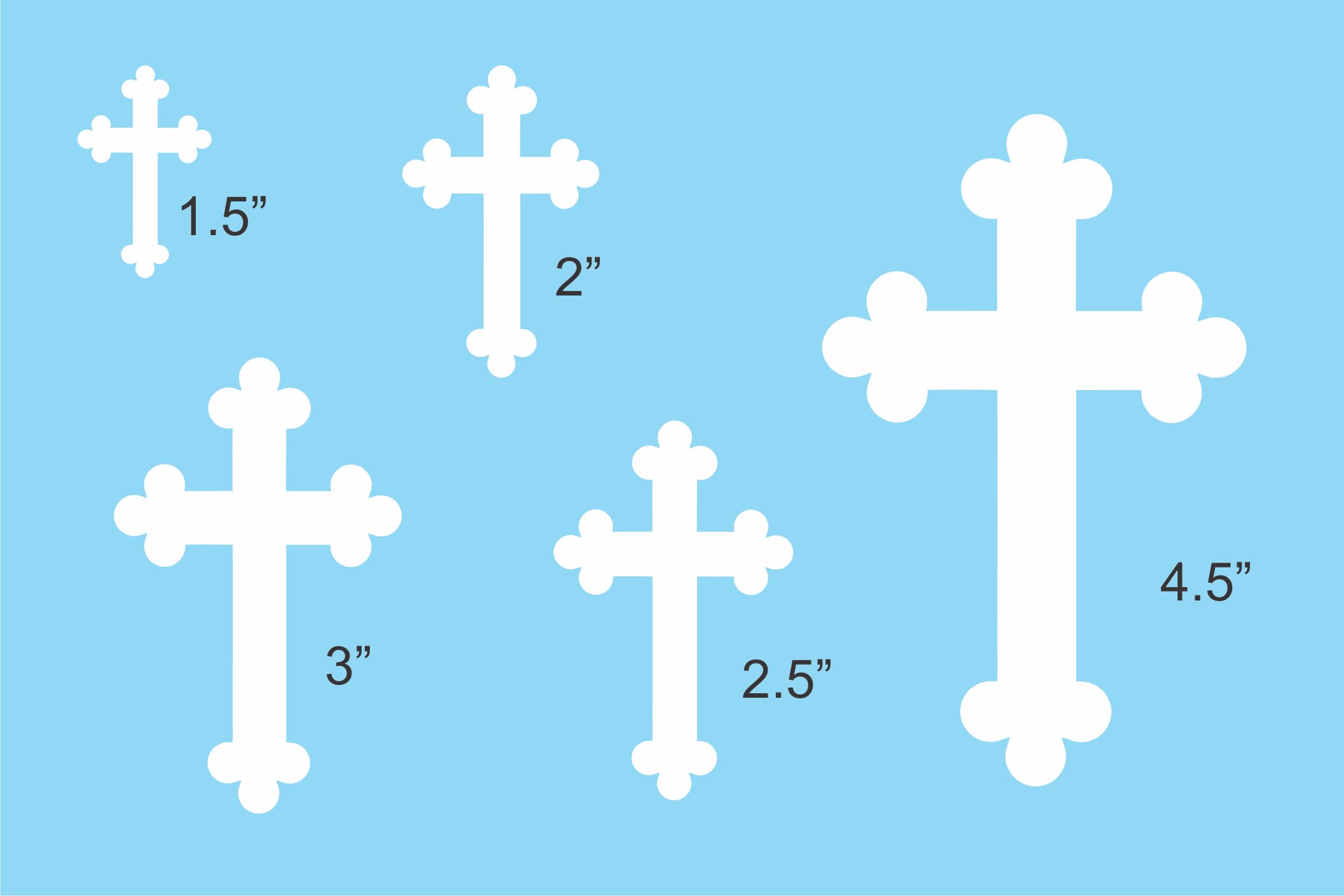 Wood Cross Stencils