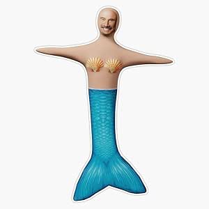 Amazon.com - Dr. Phil Mermaid Sticker Vinyl Bumper Sticker Decal ...
