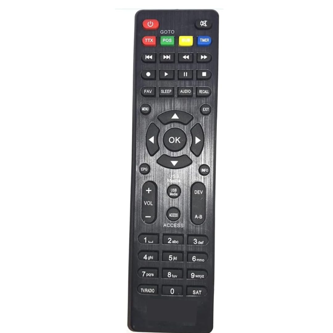 Buy Anidhi™ Compatible Remote Control for Solid 2 PVR Digital Set Top ...