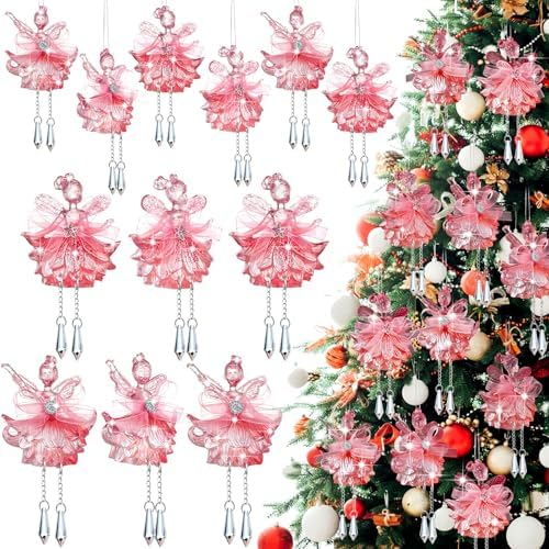 Amazon.com: Perthlin Ballerina Christmas Tree Ornament Decorations ...