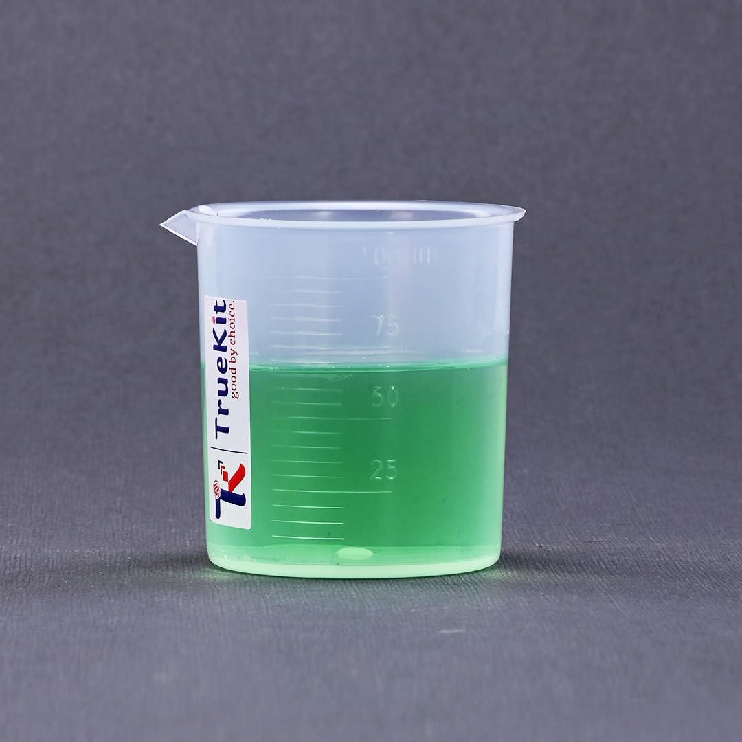 Buy TRUEKIT Transparent Plastic Measuring Beaker with Graduation Marks ...