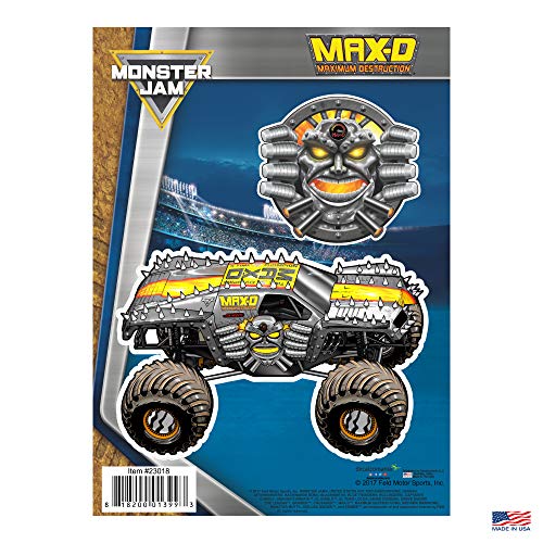 Decalcomania Monster Jam Max-D Maximum Destruction Monster - Want It All