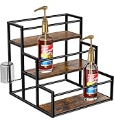 Amazon.com: Homedawn Coffee Syrup Rack Organizer, Syrup Bottle Holder ...