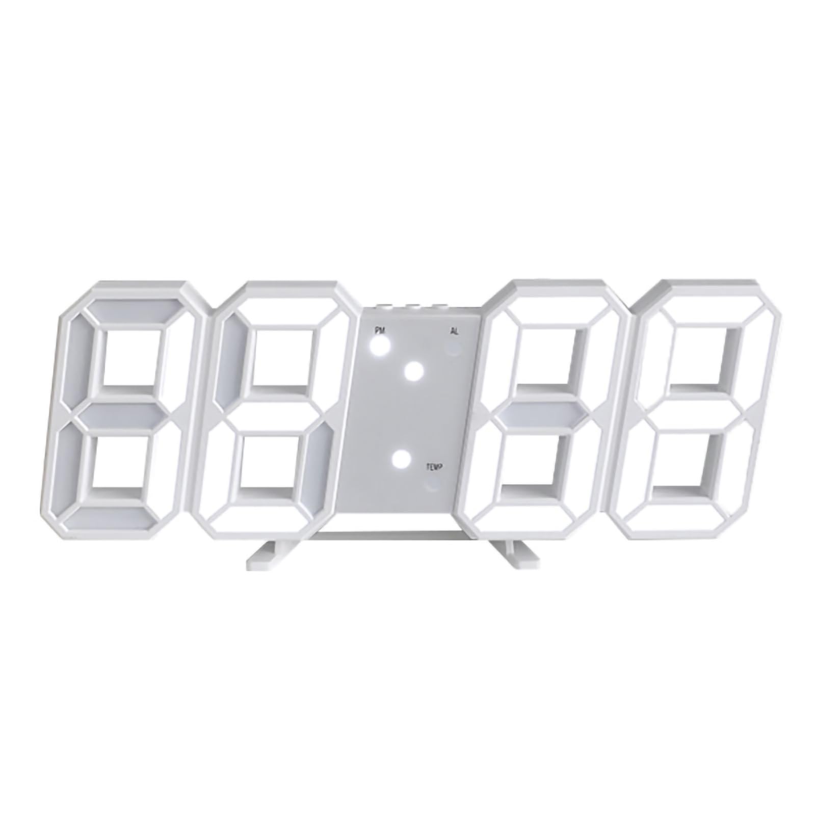 Amazon.com: Digital Wall Clock, Minimalist LED Digital Desk Clock ...