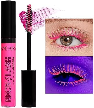 Amazon.com : GL-Turelifes UV Glow Mascara, Rainbow Color Fluorescence ...