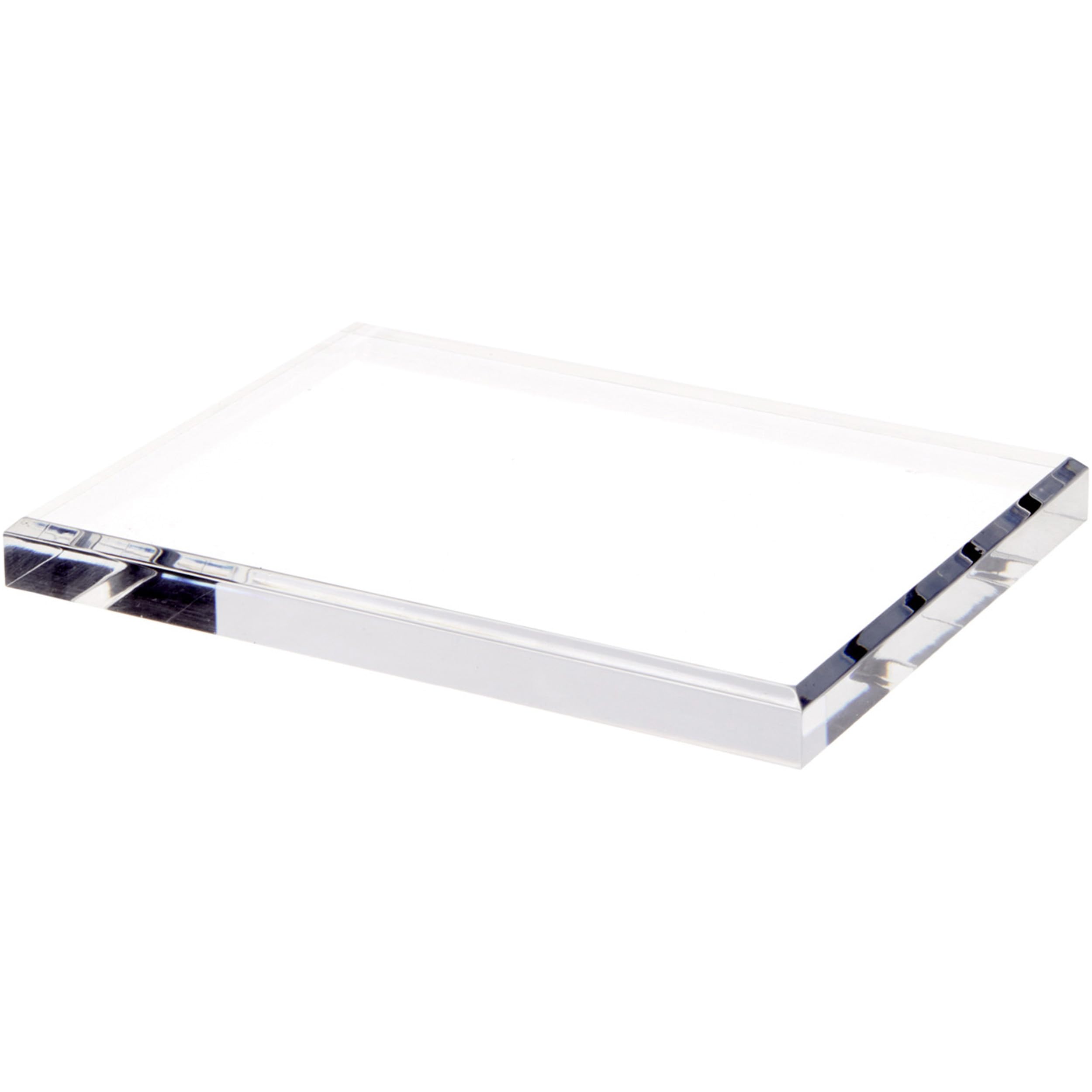 Amazon.com: Plymor Clear Acrylic Rectangular Beveled Display Base, 8" W ...