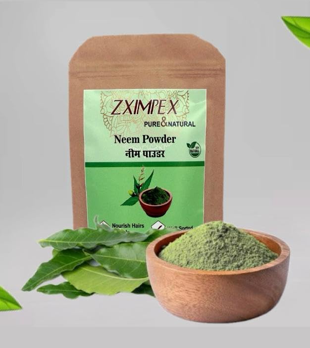 ZXIMPEX 100% Natural Neem Powder Ideal for Face pack and Hair (200 ...