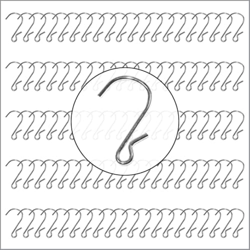 Amazon.com: Clip Strip 100 Pack S Hooks, 1.69" S Shaped Hooks for ...