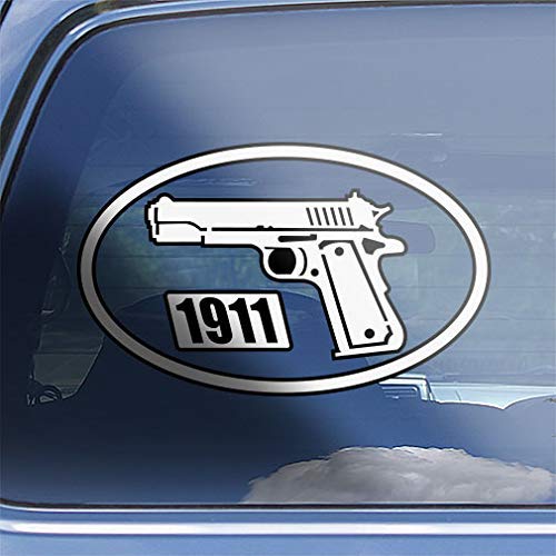 Amazon.com: M1911 .45 ACP Pistol Oval Decal Sticker : Arts, Crafts & Sewing