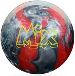 Storm Mix Urethane Bowling Ball, Red/Silver, 10-Pound, Bowling Balls ...
