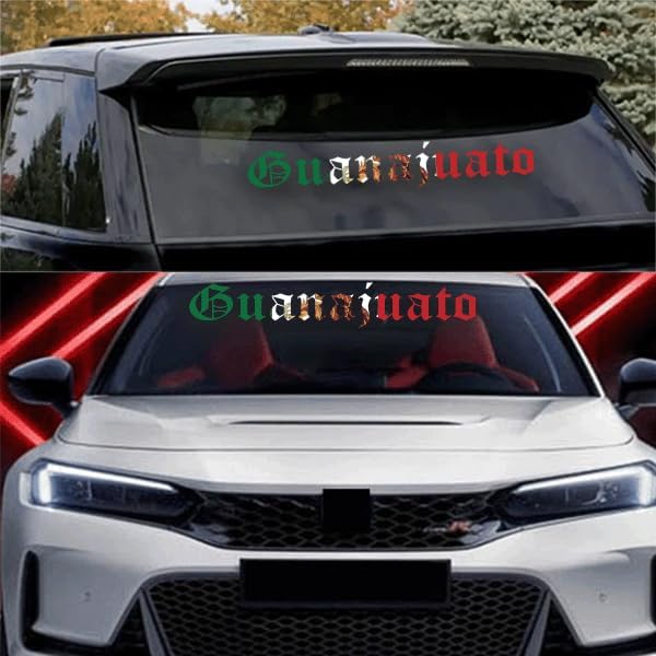 Amazon.com - Guanajuato Mexico MX Bandera Vinyl Sticker - Car Window ...