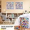 Amazon.com: Hicarer 2 Pcs 81 Holes Craft Paint Storage Organizer ...