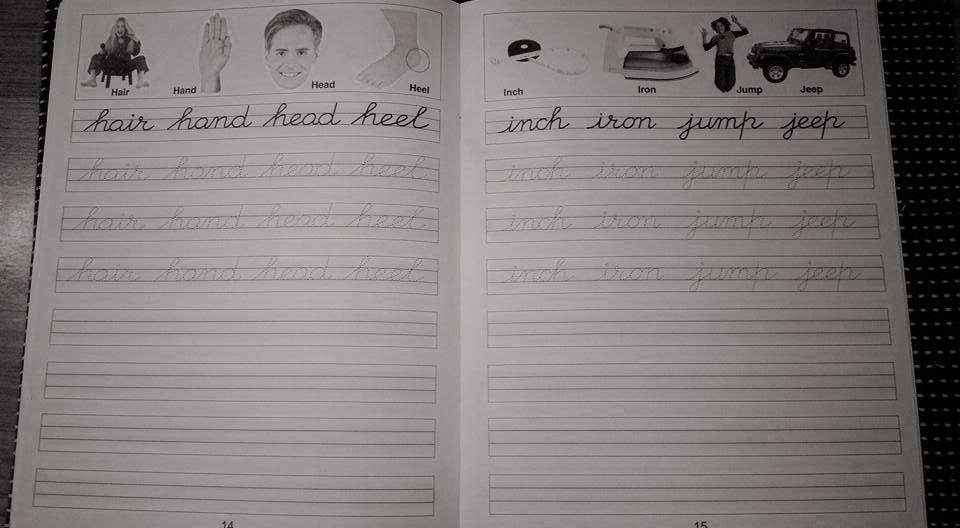 Buy Cursive Writing - Book 2: Words (Cursive Writing Books) Book Online ...