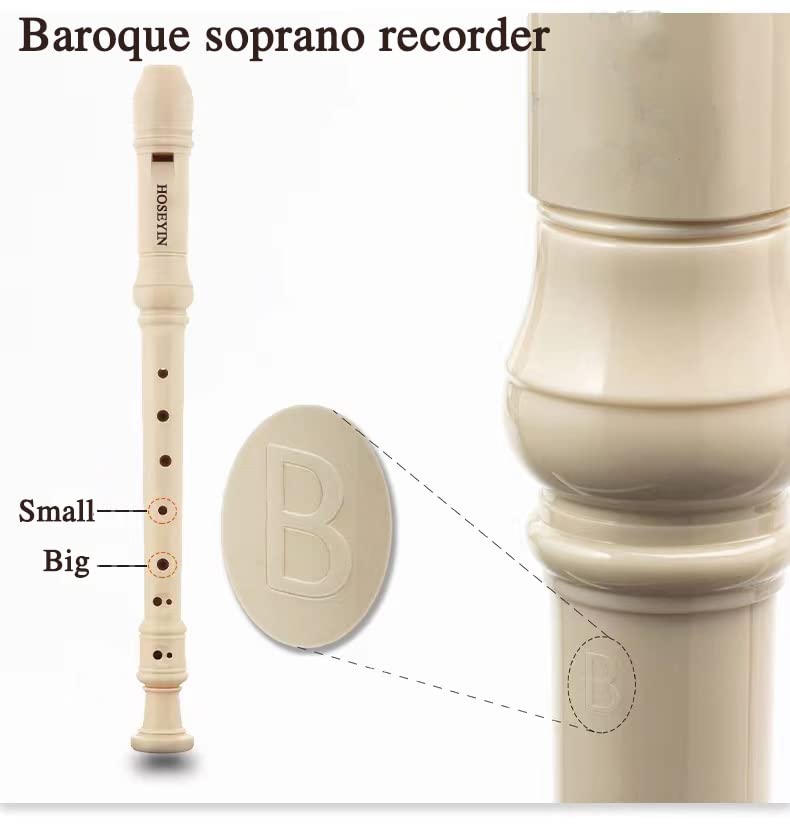 Snapklik.com : HOSEYIN Soprano Recorder Baroque Style German Style C ...