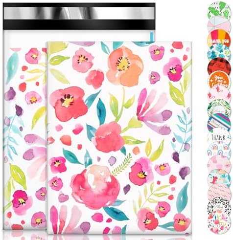 Amazon.com : Pretty Package Store 6x9 Designer Poly Mailer 100 Pack ...