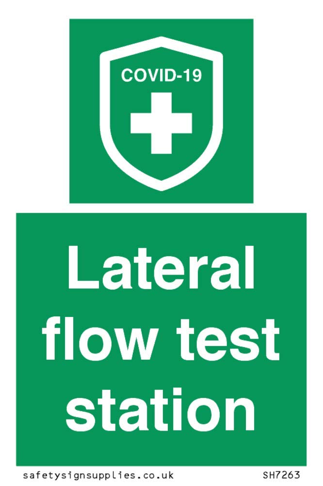 Buy Lateral flow test station sign Online at desertcartINDIA