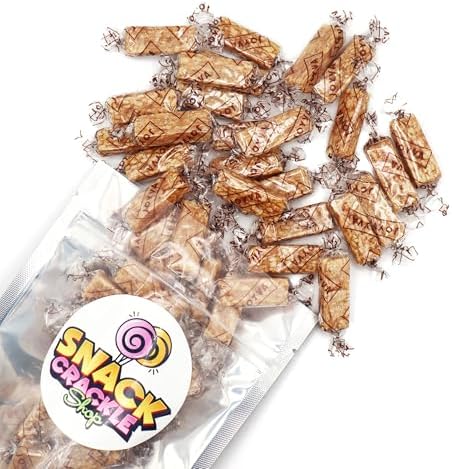 Amazon.com: 1 lb Bulk Crispy Honey Sesame Bars - Individually Wrapped ...