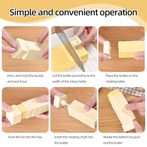 QESSUVNC Butter Spreader Butter Dispenser Butter Stick Spreader Butter ...