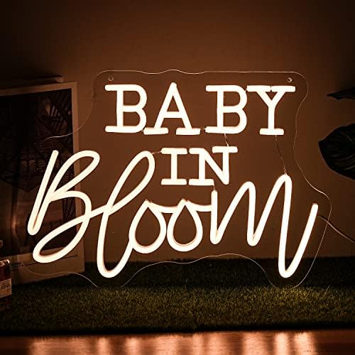 Amazon.com : ZPLNOSIN Baby in Bloom Neon Sign for Wall Decor, LED Light ...