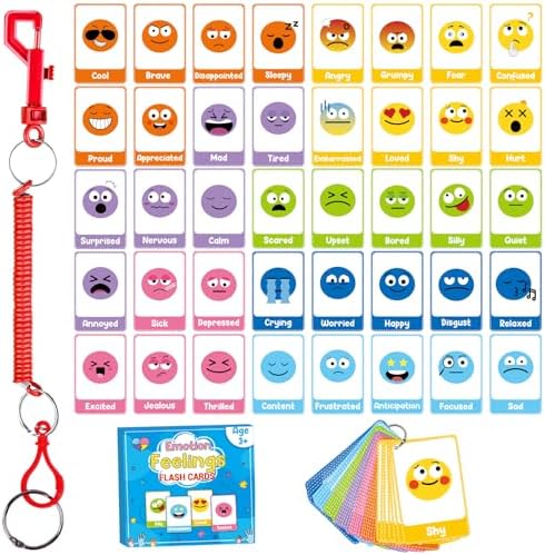 Amazon.com : 40PCS Autism Emotions Feelings Communication Cards for ...