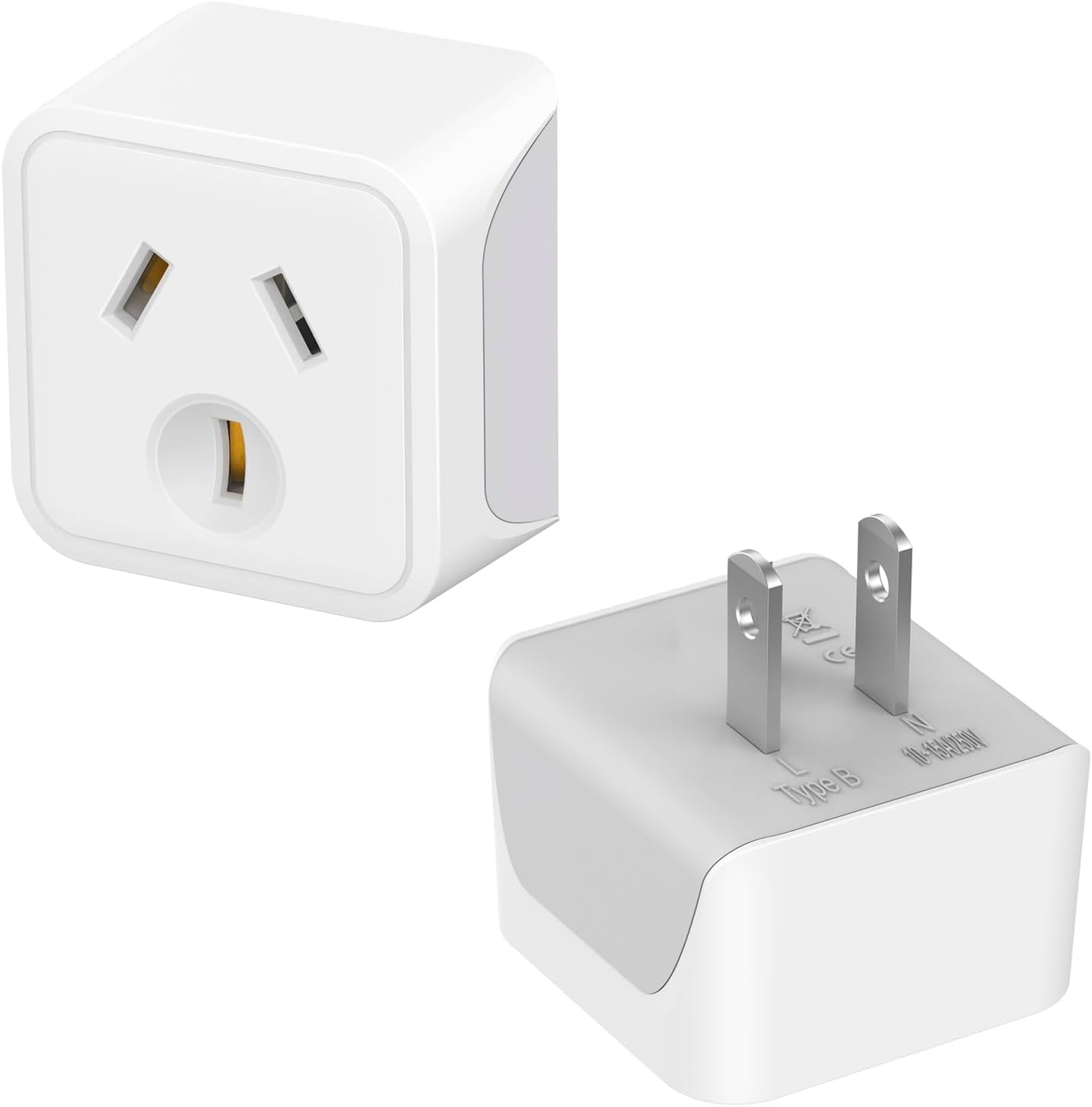 2 Pack Japan Travel Adapter, AU to Japan Plug Adapter Type A Travel ...