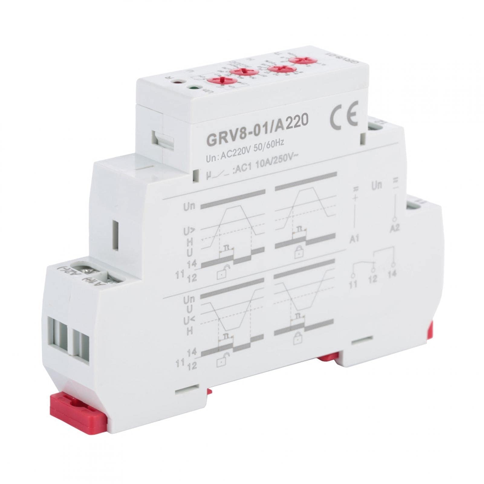 Buy Multifunction Time Relay,GRL8-01 Electronic Impulse Relay Single ...