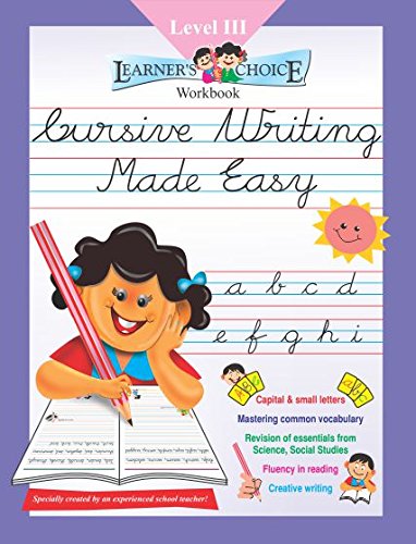 Buy Cursive Writing Made Easy - Level III (Grade 3; 3rd Std) Book ...