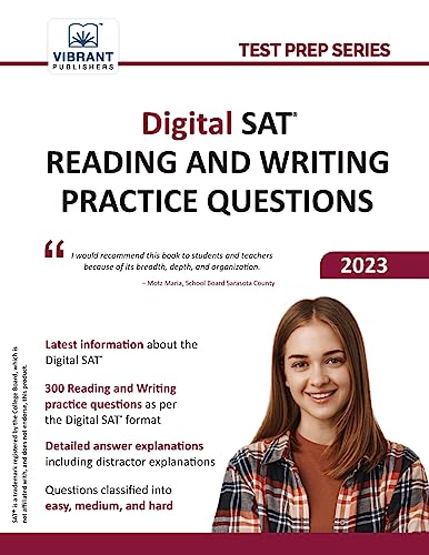 Digital SAT Reading and Writing Practice Questions (Test Prep Series ...