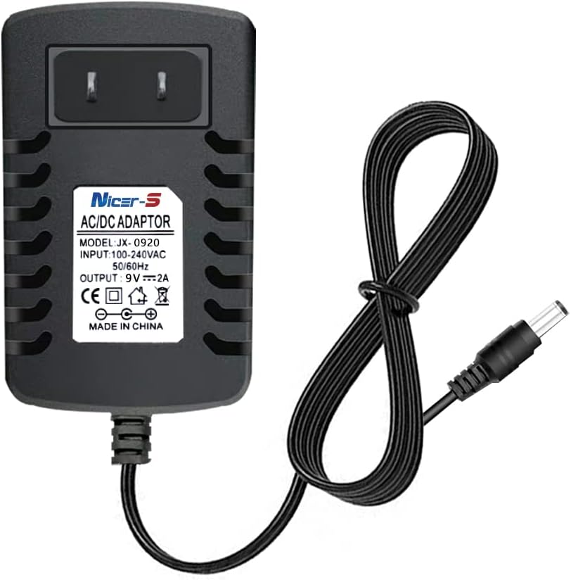 Amazon.com: Adapter for Nordictrack gx 4.7 Power Cord, 9V AC/DC Adapter ...