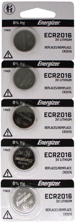 Amazon.com: Energizer CR2016 Lithium Battery 3V, 5 Pack : Health ...