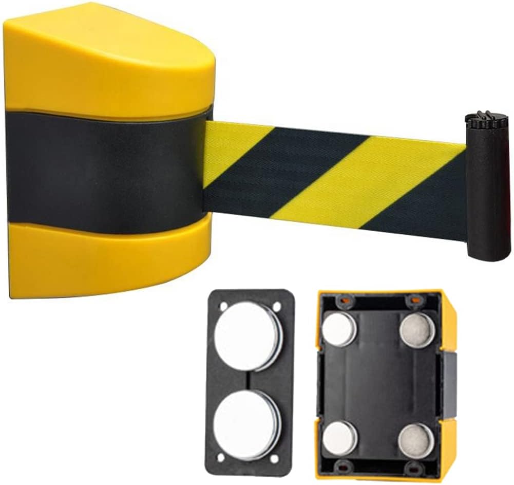 Amazon.com: Magnetic Retractable Belt Barrier, 10m Retractable Wall ...