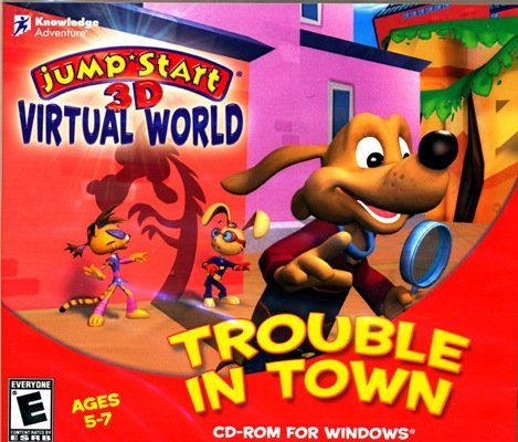 Amazon.com: JumpStart 3-D Virtual World: Trouble in Town for PC : Video ...