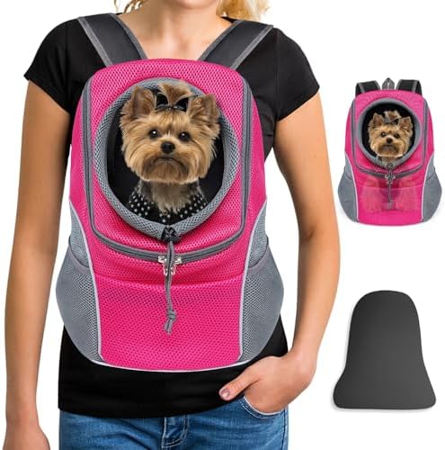 Amazon.com : YUDODO Pet Dog Backpack Carrier Small Dog Front Carrier ...
