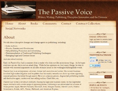 Amazon.com: The Passive Voice : Passive guy: Kindle Store