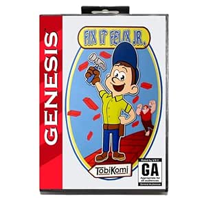 Amazon.com: Fix It Felix Jr 2 MD Game Card with Custom US Box for 16 Bit Sega Megadrive Genesis ...