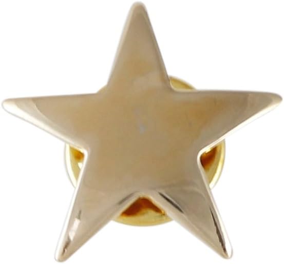 Amazon.com: Forge Gold Star Lapel Pin- 1 Piece: Clothing, Shoes & Jewelry