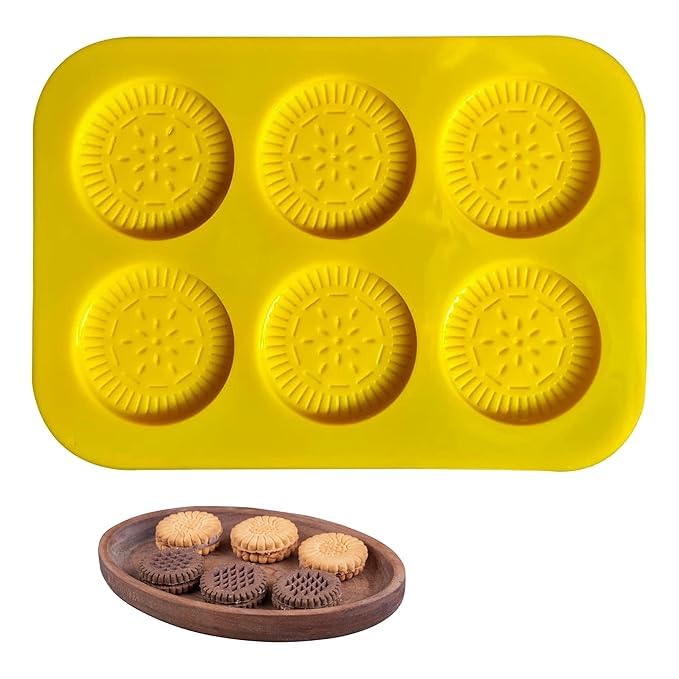 Bakemo Silicone Chocolate Mould Cookies Mould Round Shape Chocolate Mould | Desertcart INDIA