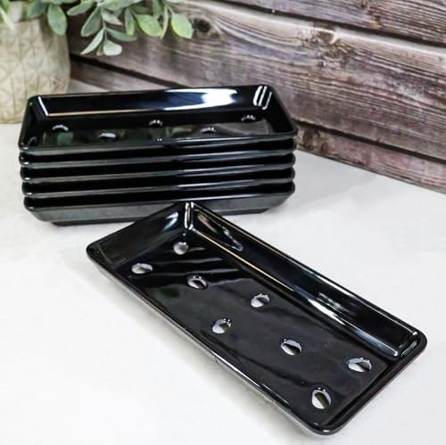 Amazon.com | Ebros Gift Japanese Cuisine Black Melamine Neta Zara Sushi ...