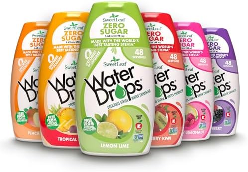 Amazon.com: SweetLeaf Water Flavoring Drops - Stevia Water Enhancer ...
