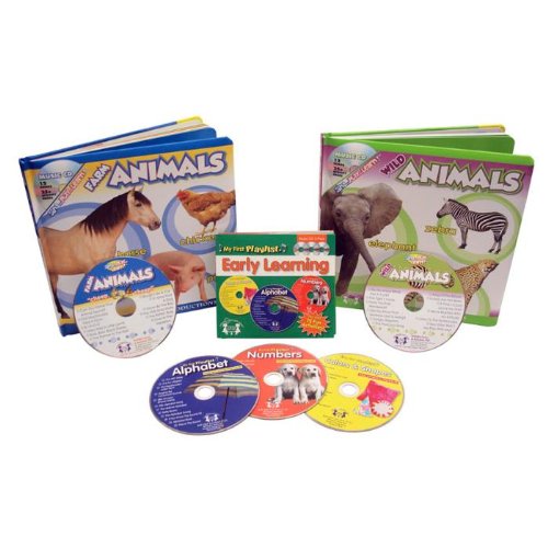 Amazon.com : Farm Animals/Wild Animals Padded Board Book Set ...