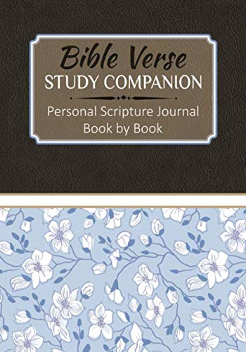 Bible Verse Study Companion - Personal Scripture Journal, Book by Book ...